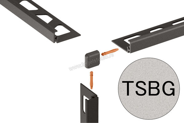 Schlüter Systems JOLLY-TSBG Buitenhoek 90° TSB - structuur-gecoat beige ...