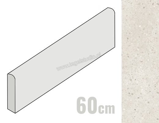 Ceramiche Caesar Civic Chips Clear Plint 7.2x60cm AIG6 CAE